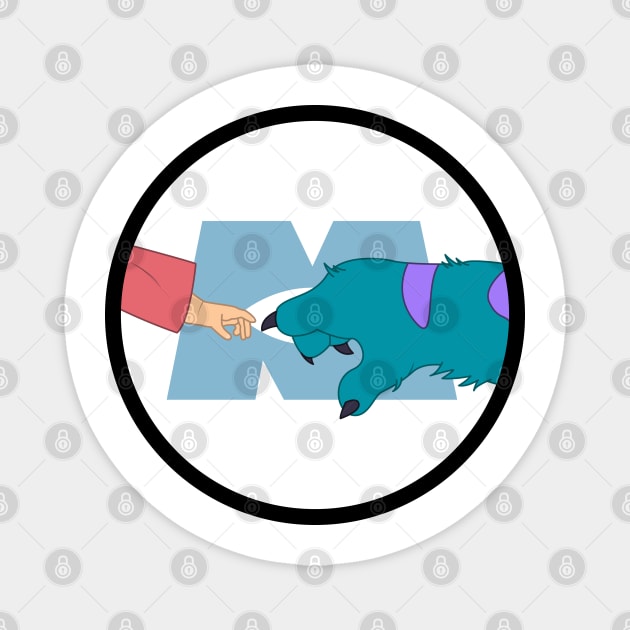 The Creation of Monsters Inc. - Monsters Inc - Magnet | TeePublic