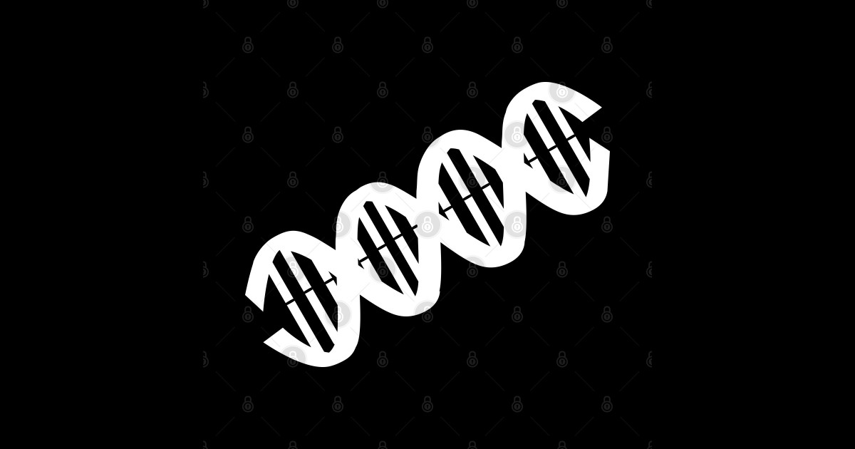 DNA Double Helix - Dna - Sticker | TeePublic