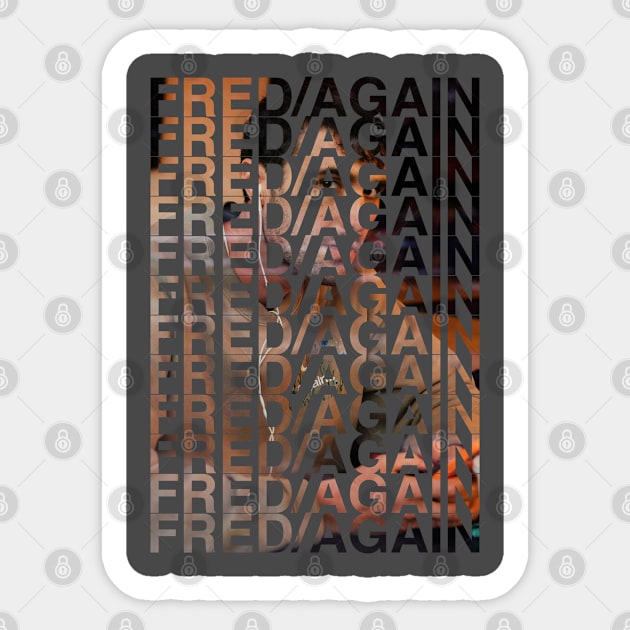 Fred again figure - Fred Again - Sticker | TeePublic