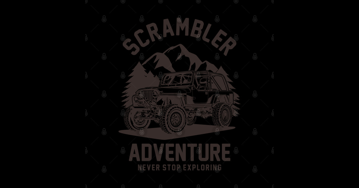 Scrambler - Scrambler - Sticker | TeePublic