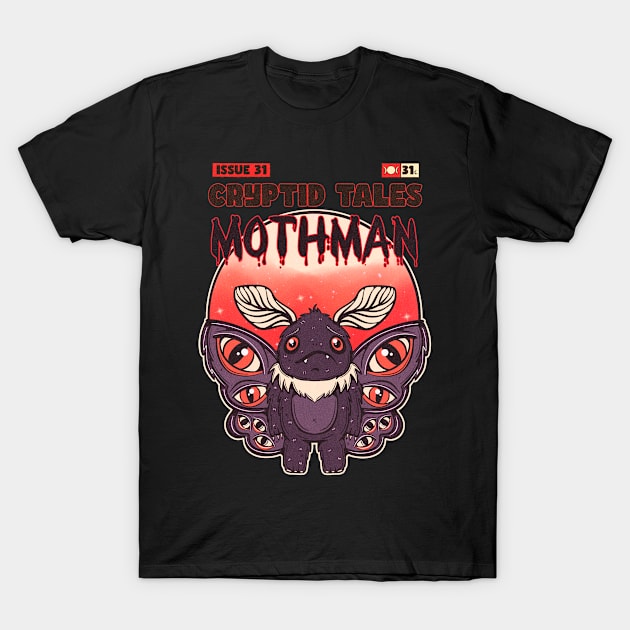 Cryptid Tales Mothman Comic - Mothman - T-Shirt | TeePublic
