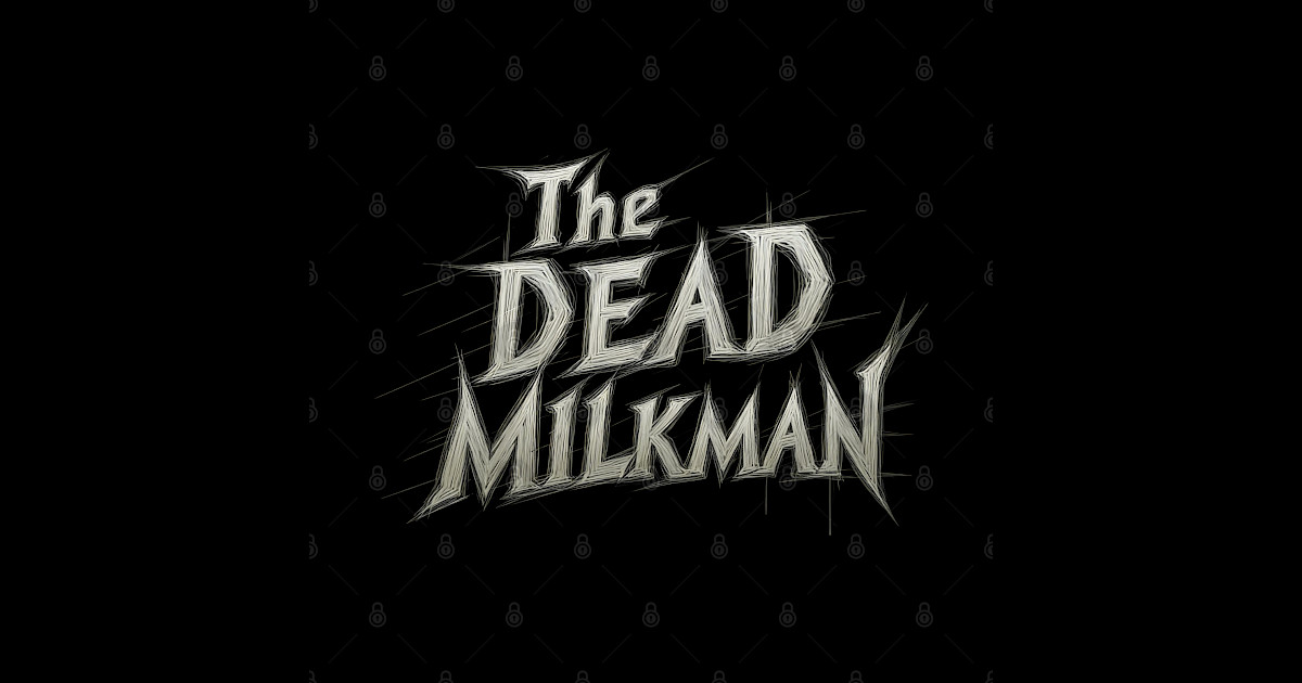 Cool typography The Dead Milkman - The Dead Milkman - Sticker | TeePublic