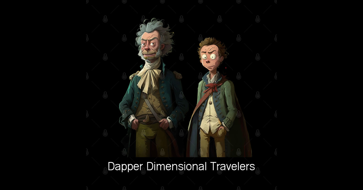 Richard and Mortimer, a Dapper Duo v3 - Ambiguous Possibly Iconic Duo - Sticker | TeePublic