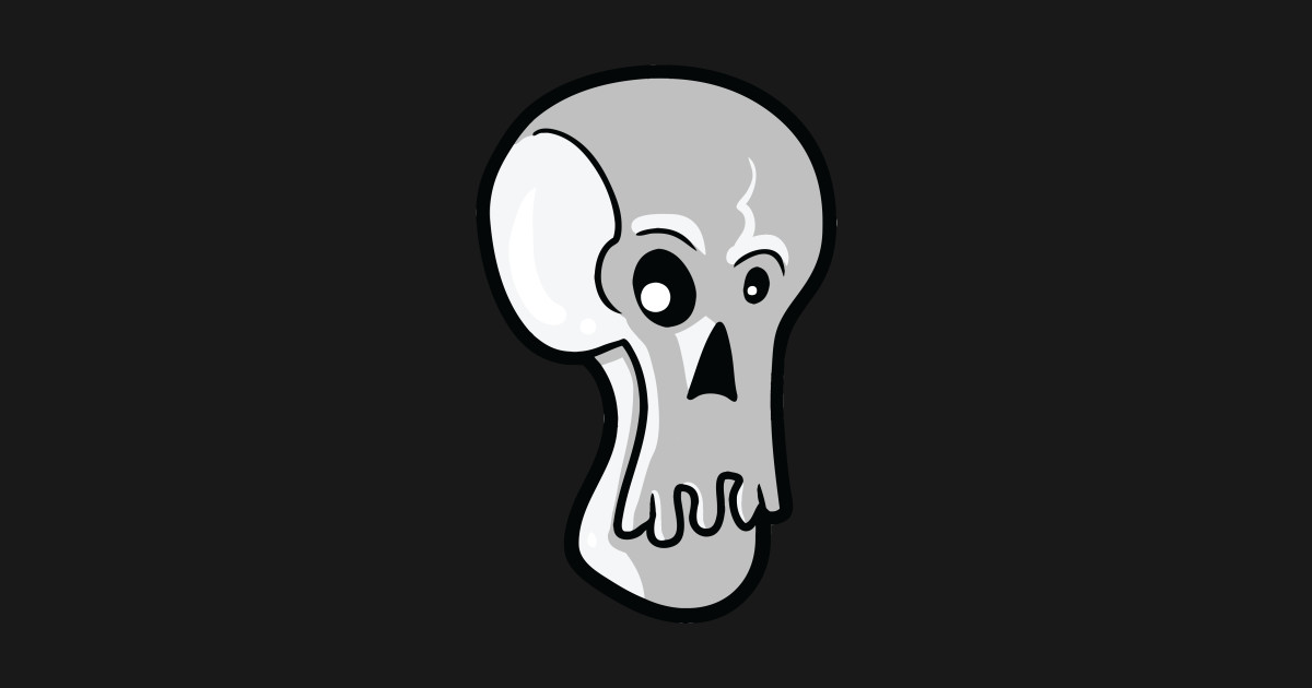 Why the long skull face? - Death - T-Shirt | TeePublic