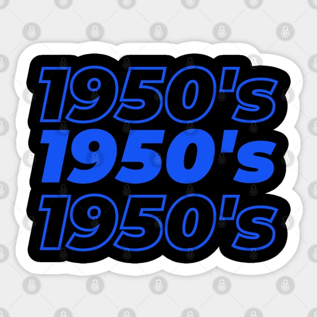1950's love - Retro Vintage Aesthetic - Sticker | TeePublic