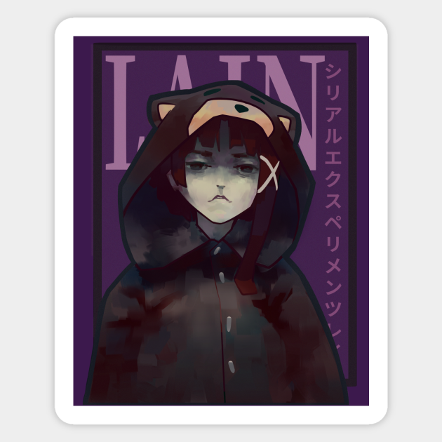 lain - Lain - Sticker | TeePublic