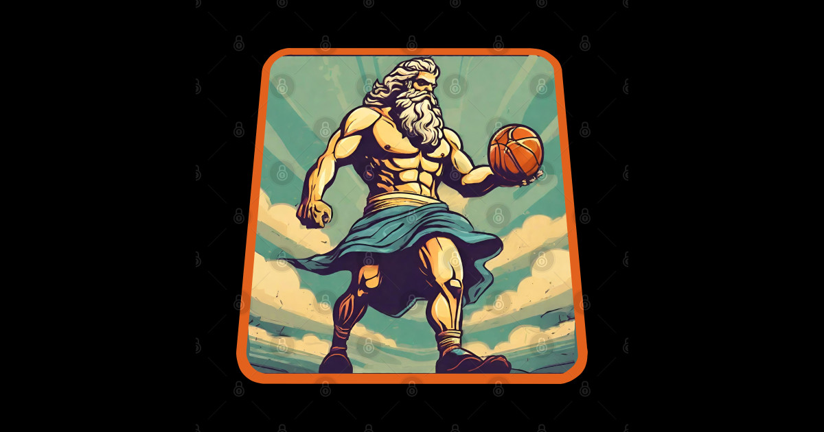 Zeus Basketball Player - Zeus God - Sticker | TeePublic