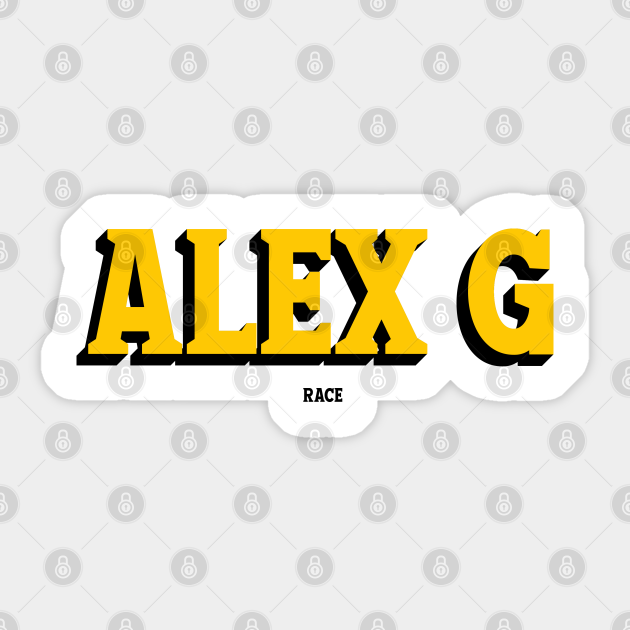 Race - Alex G - Sticker | TeePublic
