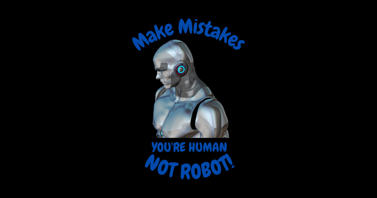 human not robot - Robot - Posters and Art Prints | TeePublic
