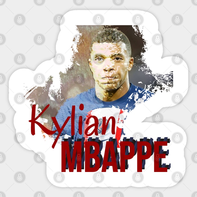 Kylian mbappe, Psg player and france - Mbappe - Sticker | TeePublic