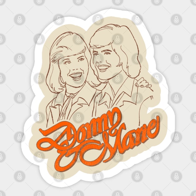 Donny and Marie - Donny Osmond - Sticker | TeePublic