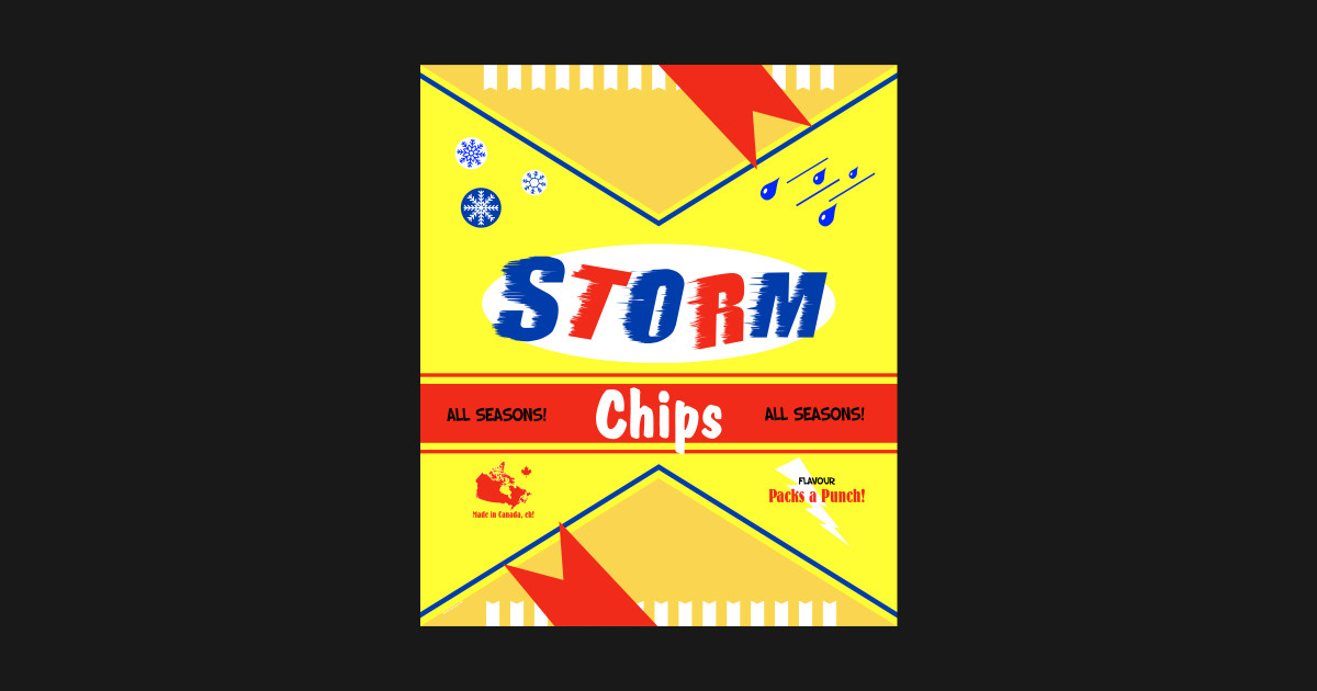 Storm Chips Funny Design - Funny Gift - T-Shirt | TeePublic