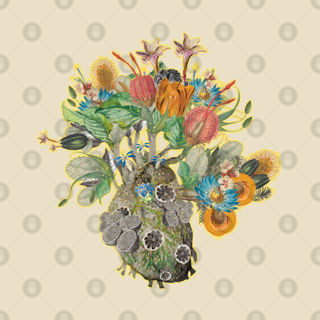 Organic Heart - Heart - T-Shirt | TeePublic