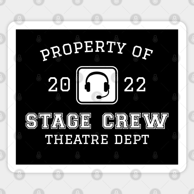 Theater Stage Crew Theatre Nerd - Theatre Tech - Sticker | TeePublic
