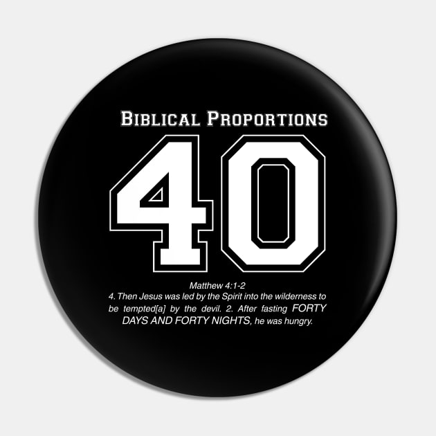 Biblical Numbers - Biblical Numbers - Pin | TeePublic