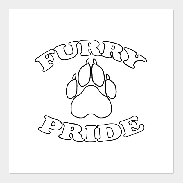 Furry Pride - Furry Fandom - Posters and Art Prints | TeePublic