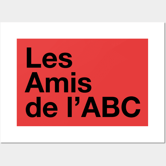Les Amis de l'ABC letters - Les Miserables - Posters and Art Prints ...