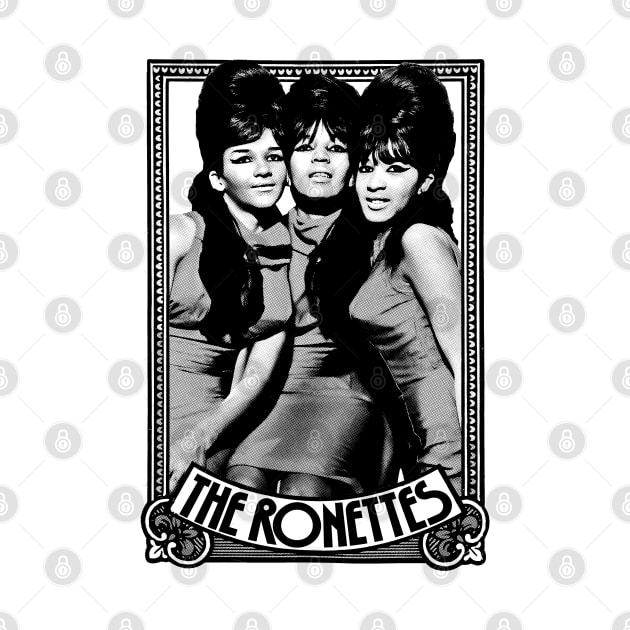The Ronettes / Retro Style Fan Artwork - The Ronettes - T-Shirt | TeePublic