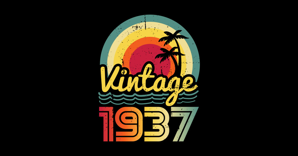 Vintage 1937 Made in 1937 86th birthday 86 years old Gift - Vintage ...