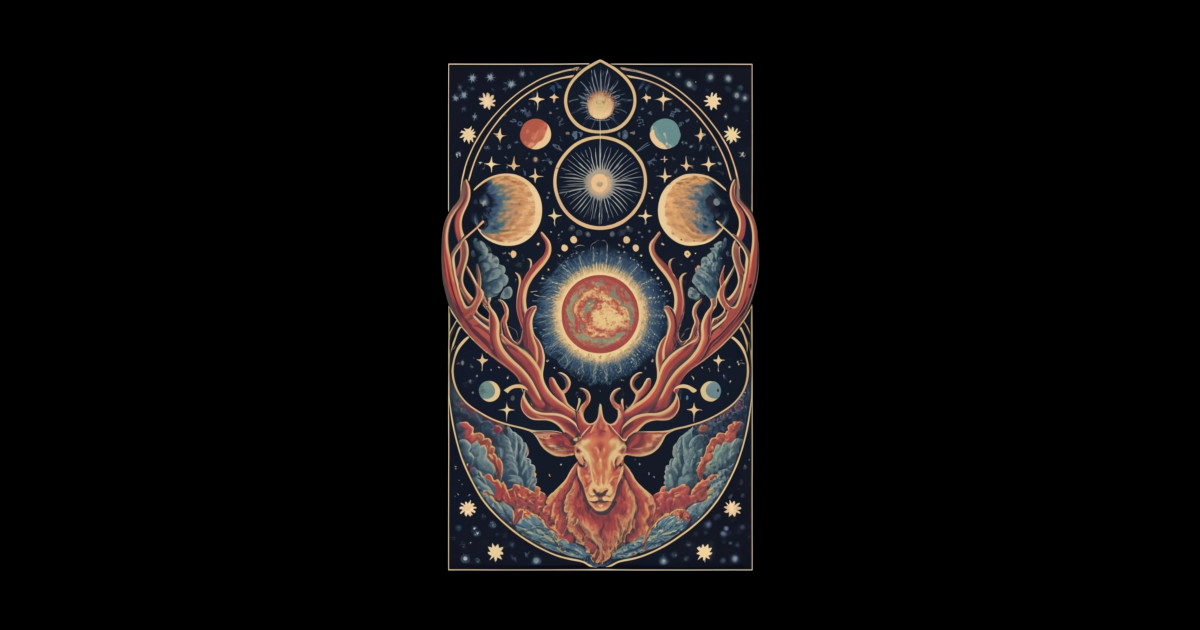 Celestial Model - Celestial Art - Sticker | TeePublic