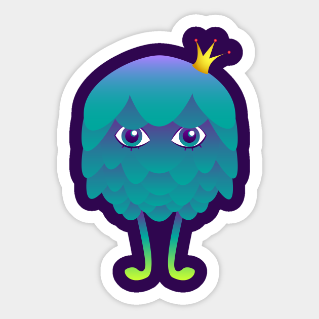 blue dude - Monster - Sticker | TeePublic