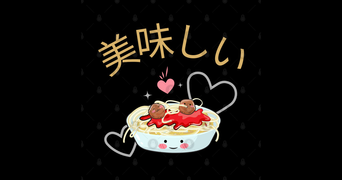 Delicious Meatball Pasta v1 - I Eat Pasta - Sticker | TeePublic