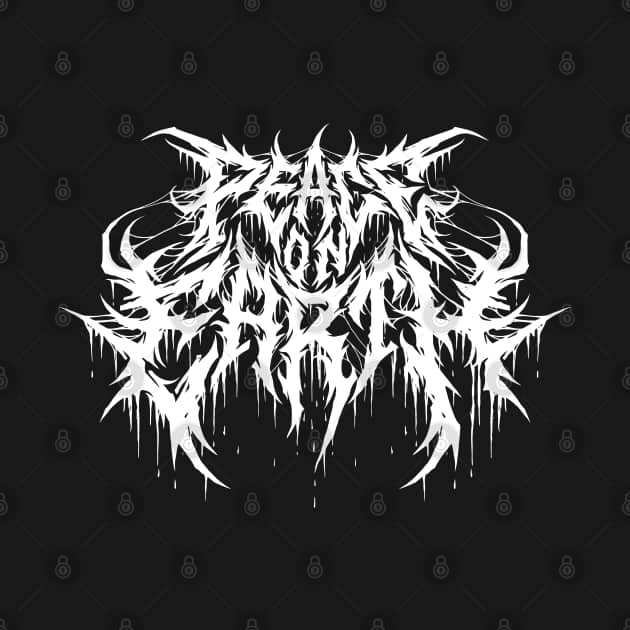 Peace on Earth death metal design - Death Metal - T-Shirt | TeePublic