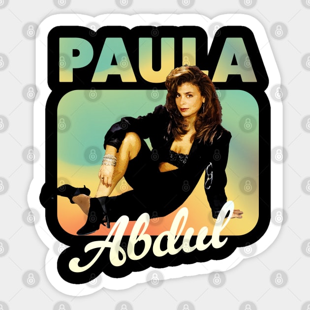Paula Abdul Retro Vintage - Paula Abdul - Sticker | TeePublic