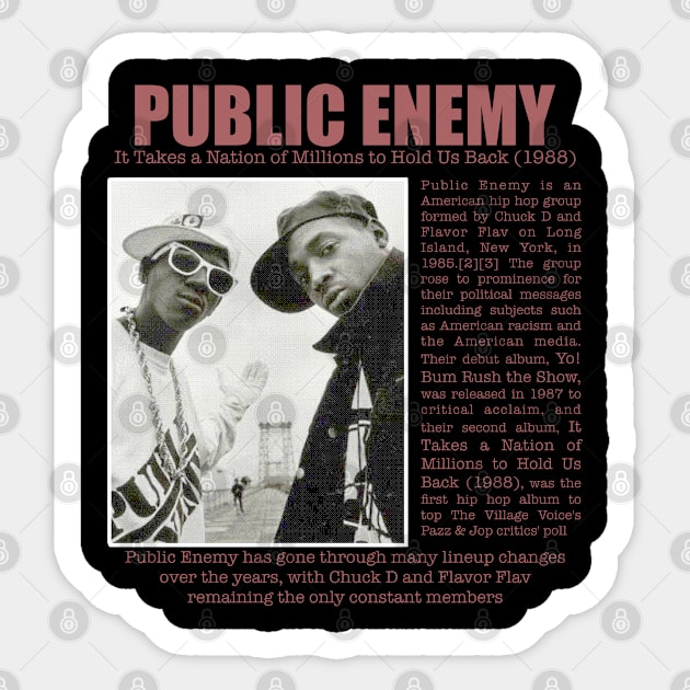 Enemy 80s Aesthetic - Musician - Sticker | TeePublic