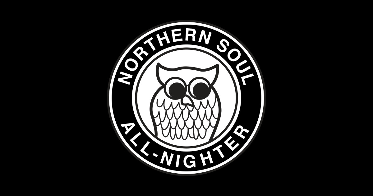 Northern Soul All-nighter Owl - Northern Soul Music - Sticker | TeePublic