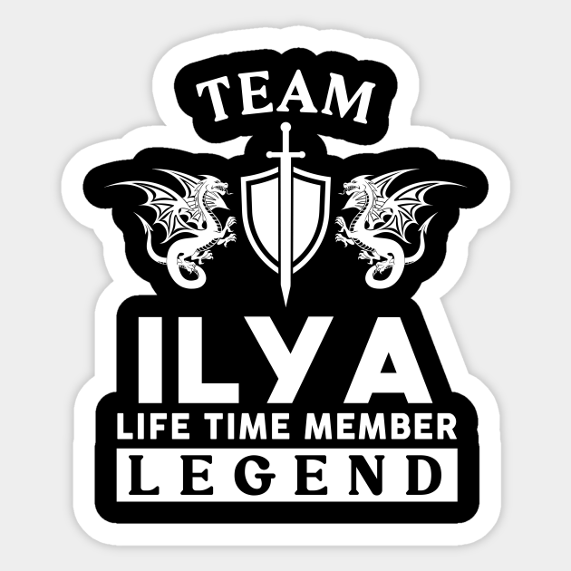 Ilya Name T Shirt - Ilya Life Time Member Legend Gift Item Tee - Ilya ...