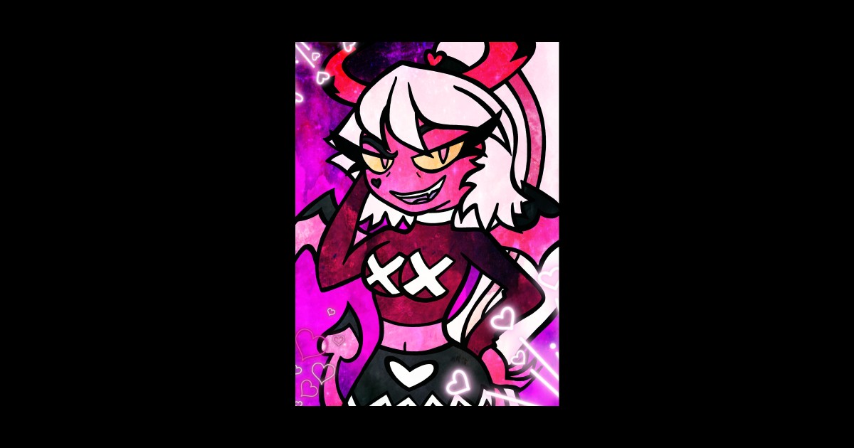 Helluva Boss Verosika Helluva Boss Sticker Teepublic