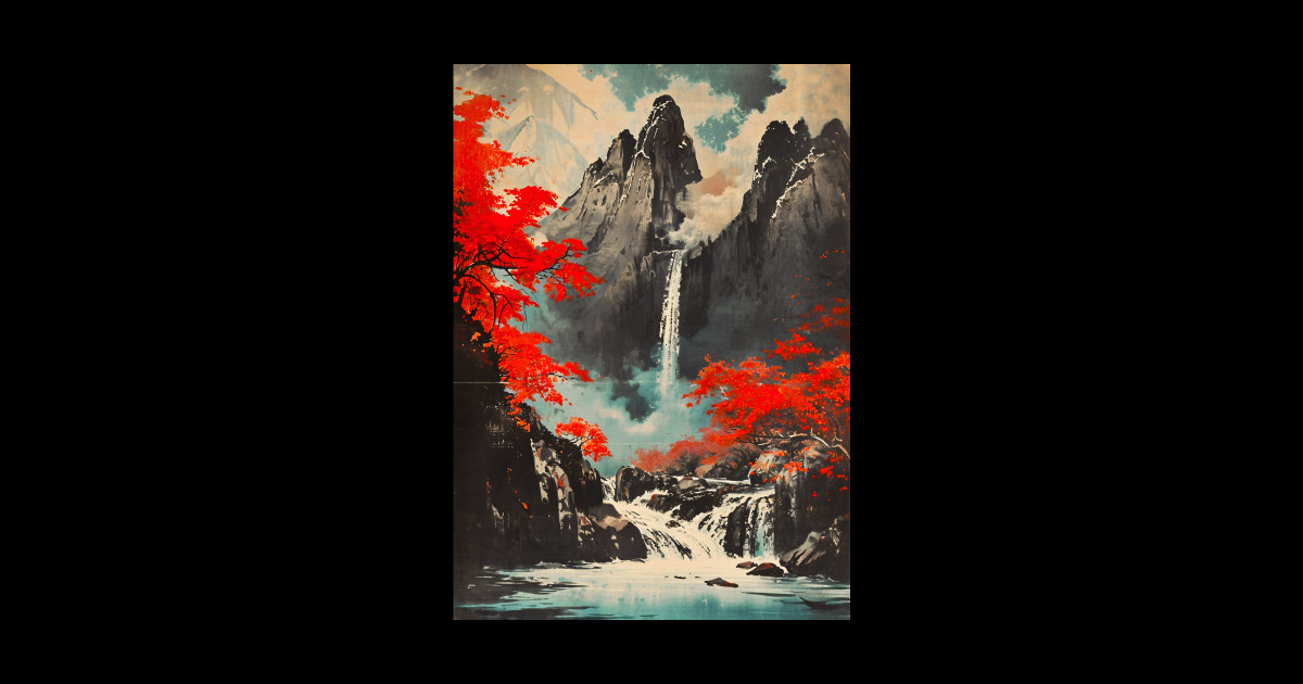 Red River Forest - Japan - Sticker | TeePublic