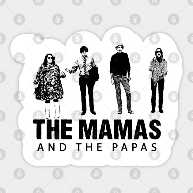 Classic The Mamas and The Papas - The Mamas And The Papas - Sticker ...
