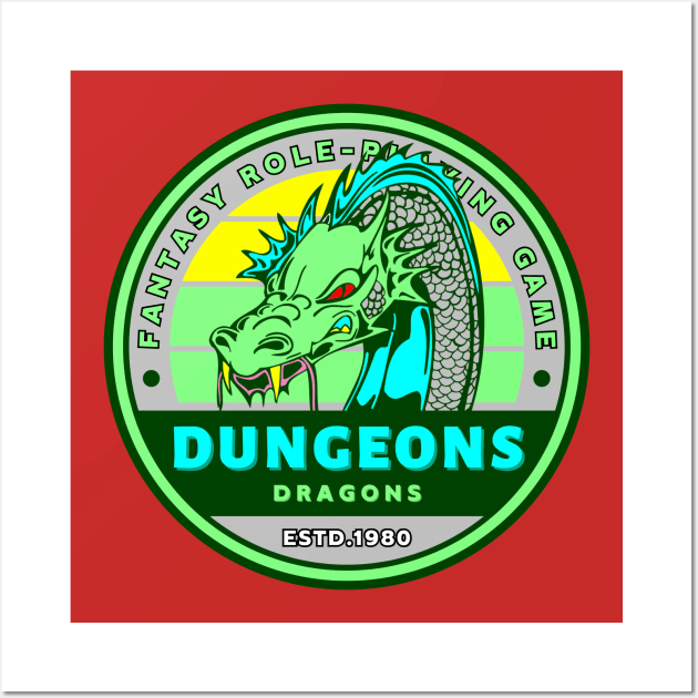 Dungeons & Dragons Logo Style Fanart - Dungeons Dragons - Posters and ...
