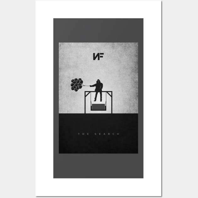 NF Holding His Balloons v2 - Nf - Posters and Art Prints | TeePublic