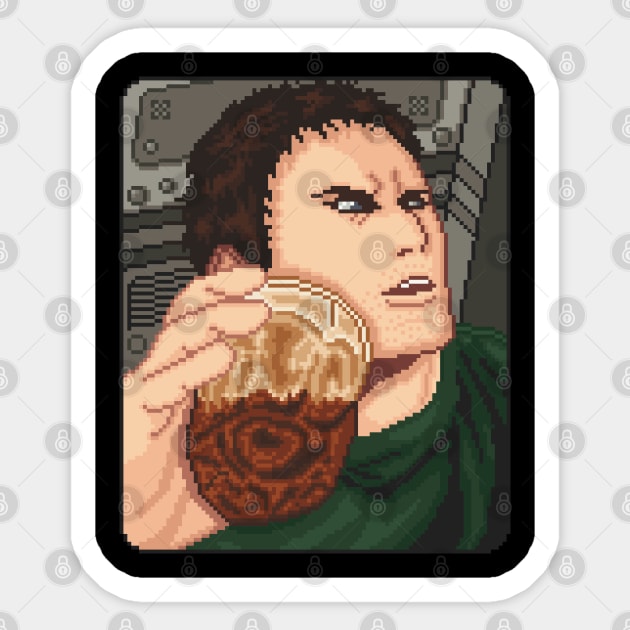 Chris Redfield Pixel Art - Chris Redfield - Sticker | TeePublic