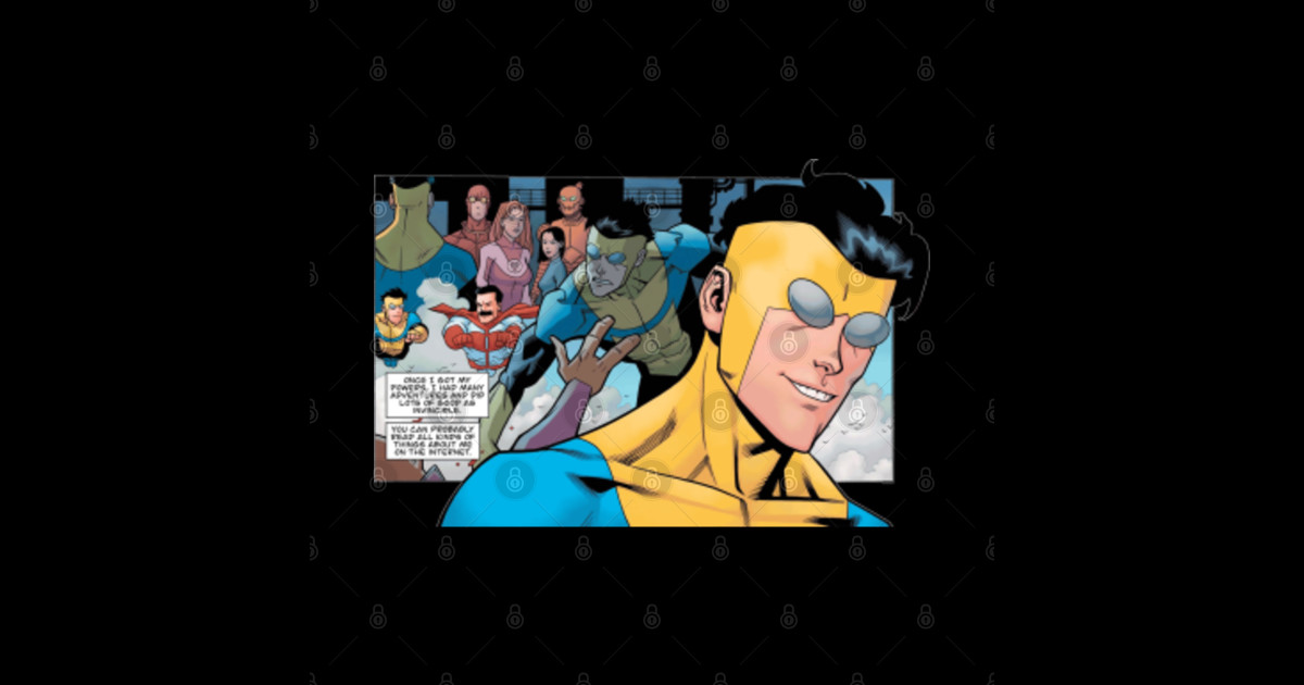 invincible comic scene - Invincible - Sticker | TeePublic