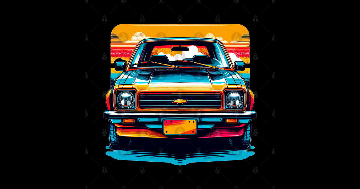 Chevrolet Chevette - Chevrolet - Sticker | TeePublic
