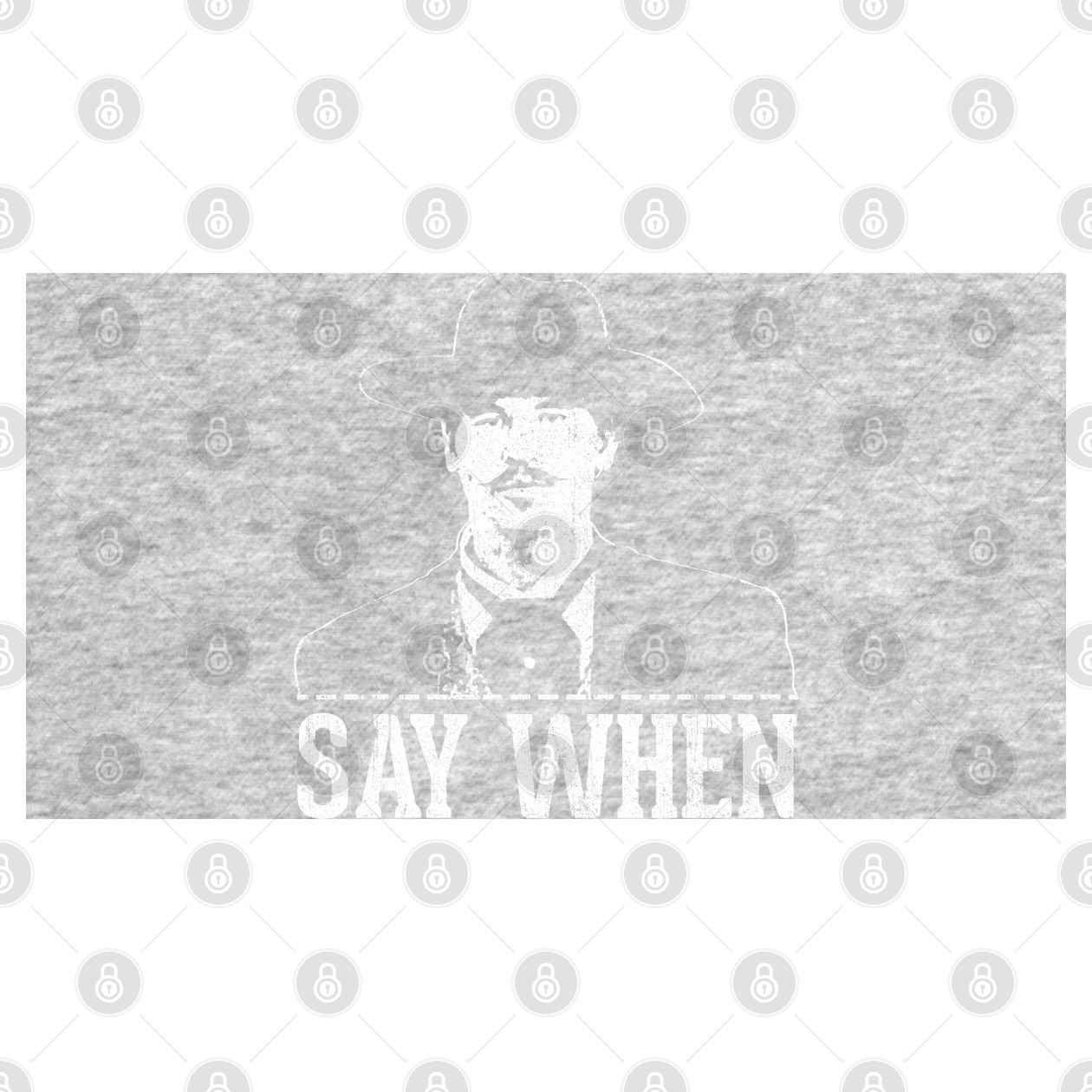 Say When - Tombstone - Baseball T-Shirt | TeePublic