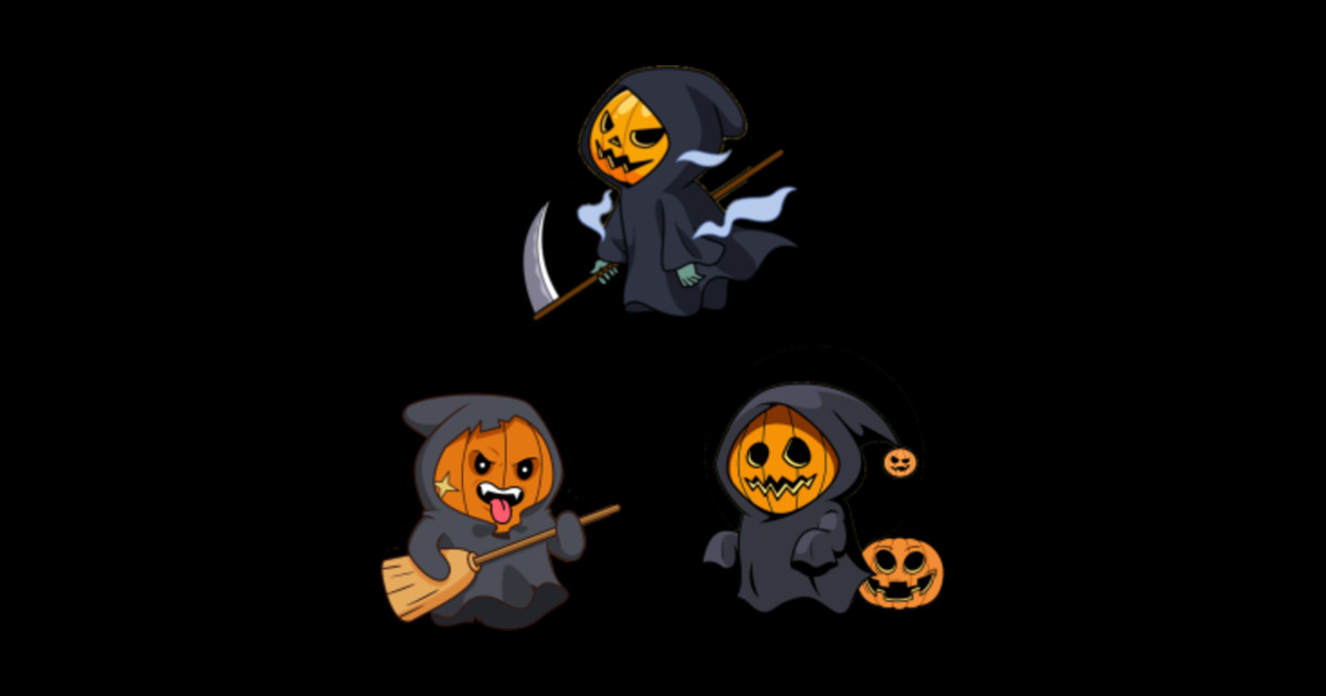 scary pumpkin death ripper pack - Death Ripper - Sticker | TeePublic