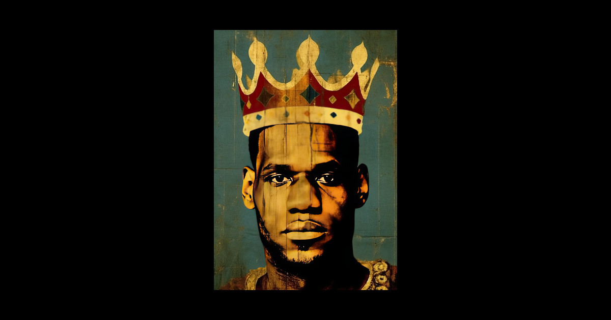 King James Street Art Style - King James - Sticker | TeePublic