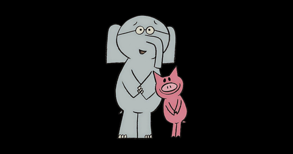Elephant and Piggie - Gerald and Piggie - Elephant And Piggie - Sticker ...