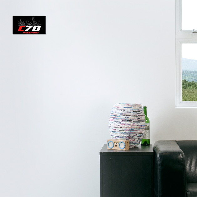 Honda C70 Passport 1970-1984 #2 - Honda - Posters and Art Prints ...