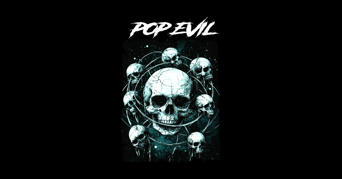 POP EVIL BAND FAN ART - Pop Evil Band Fan Art - Sticker | TeePublic