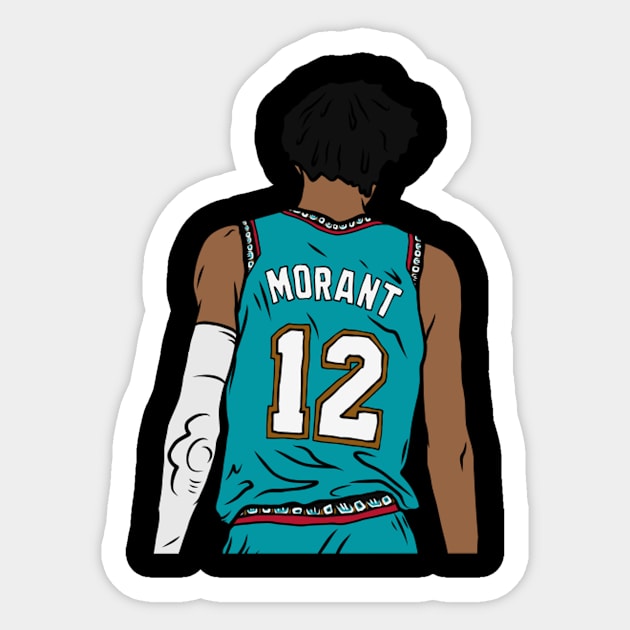 Vintage Ja Morant Dunk - Ja Morant - Sticker | TeePublic
