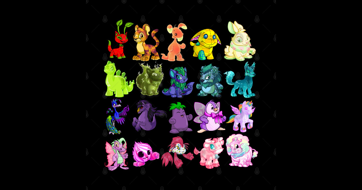 A Neopets Rainbow - Neopets - Sticker | TeePublic
