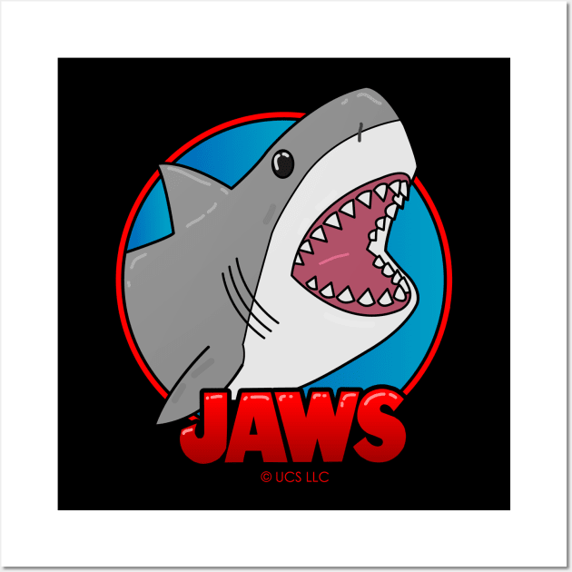 jaws, cute, kawaii, chibi - Jaws - Posters and Art Prints | TeePublic