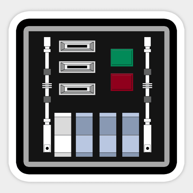 Vader Control Panel - Vader Control Panel - Sticker | TeePublic