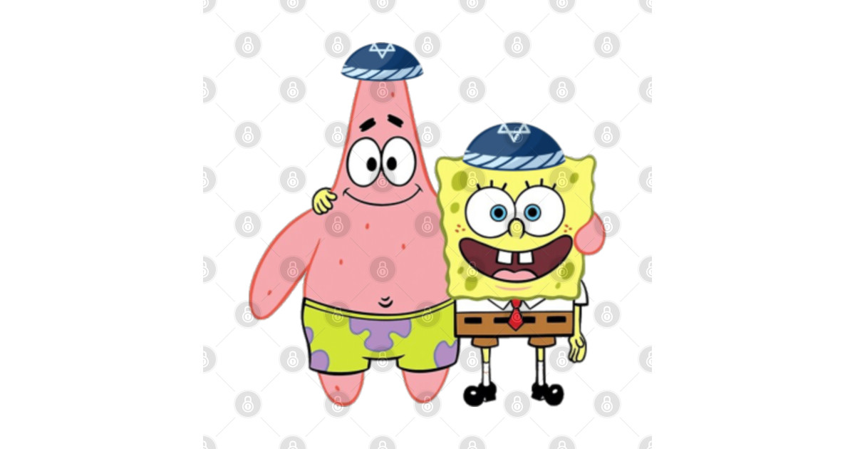 Jewish Spongebob - Yarmulke - T-Shirt | TeePublic
